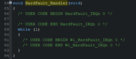 Solved: STM32F446VET7 HardFault_Handler - STMicroelectronics Community