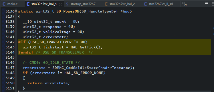 Solved Stm32h757i Eval Sdmmc Initialization Problem Stmicroelectronics Community