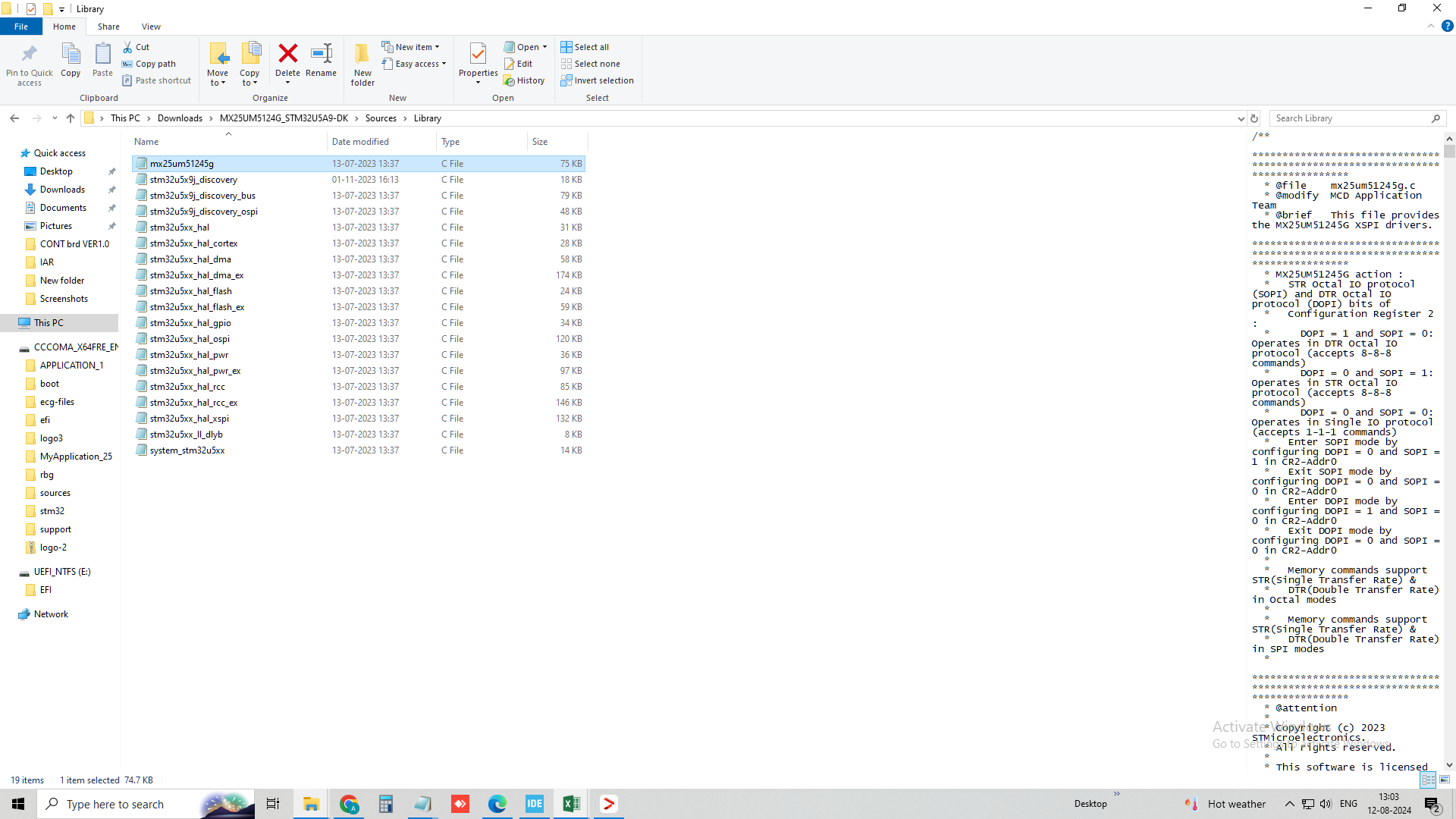 Solved Own External Loader Custom Board With 1gb Nor Flas Stmicroelectronics Community 