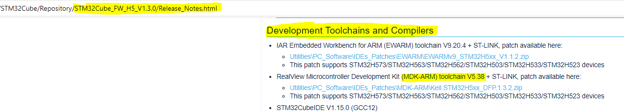 Solved Flash Error Stm32h573i Dk Using Keil Stmicroelectronics Community