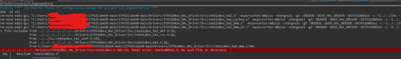 Solved Stm32u083 Dk Issue With Compiling Code Stmicroelectronics Community