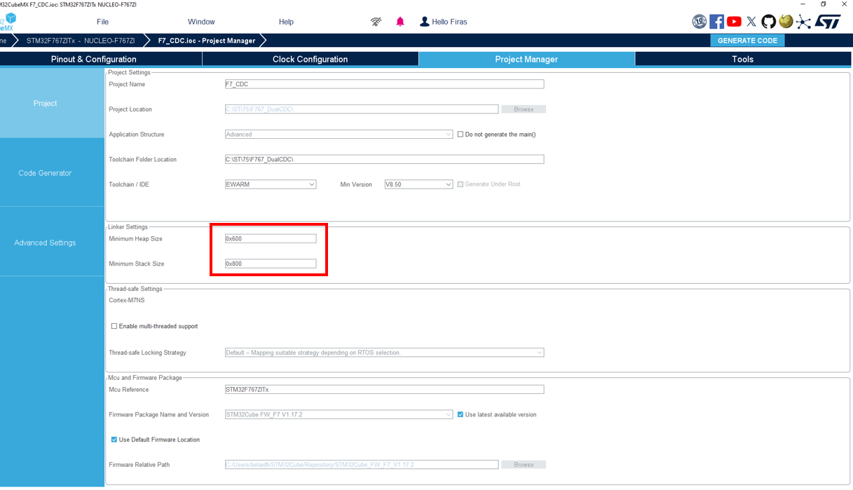How To Implement A Dual Cdc Acm Usb Device Using T Stmicroelectronics Community
