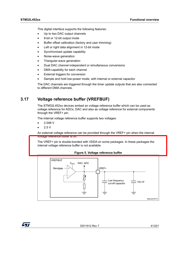 Solved Vref For Adc1 Not Setting On Stm32l452 Stmicroelectronics Community 2116