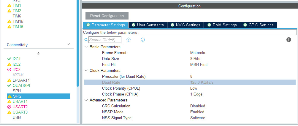 Solved How Can I Interface An Lcd With An Stm32l412rbt6p Stmicroelectronics Community