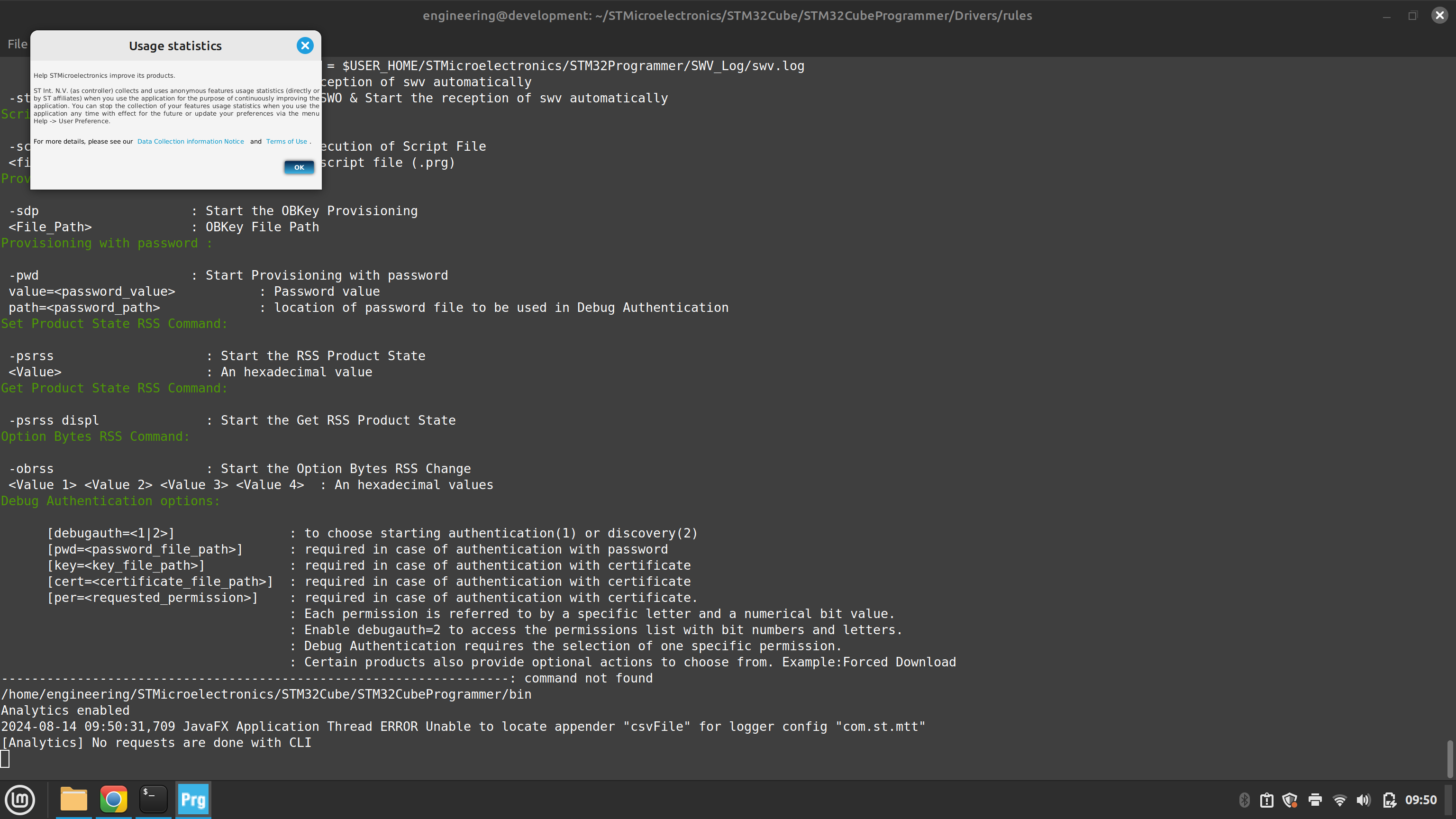 Help Needed Tsv Flashing Service Failed On Stm32 Stmicroelectronics Community