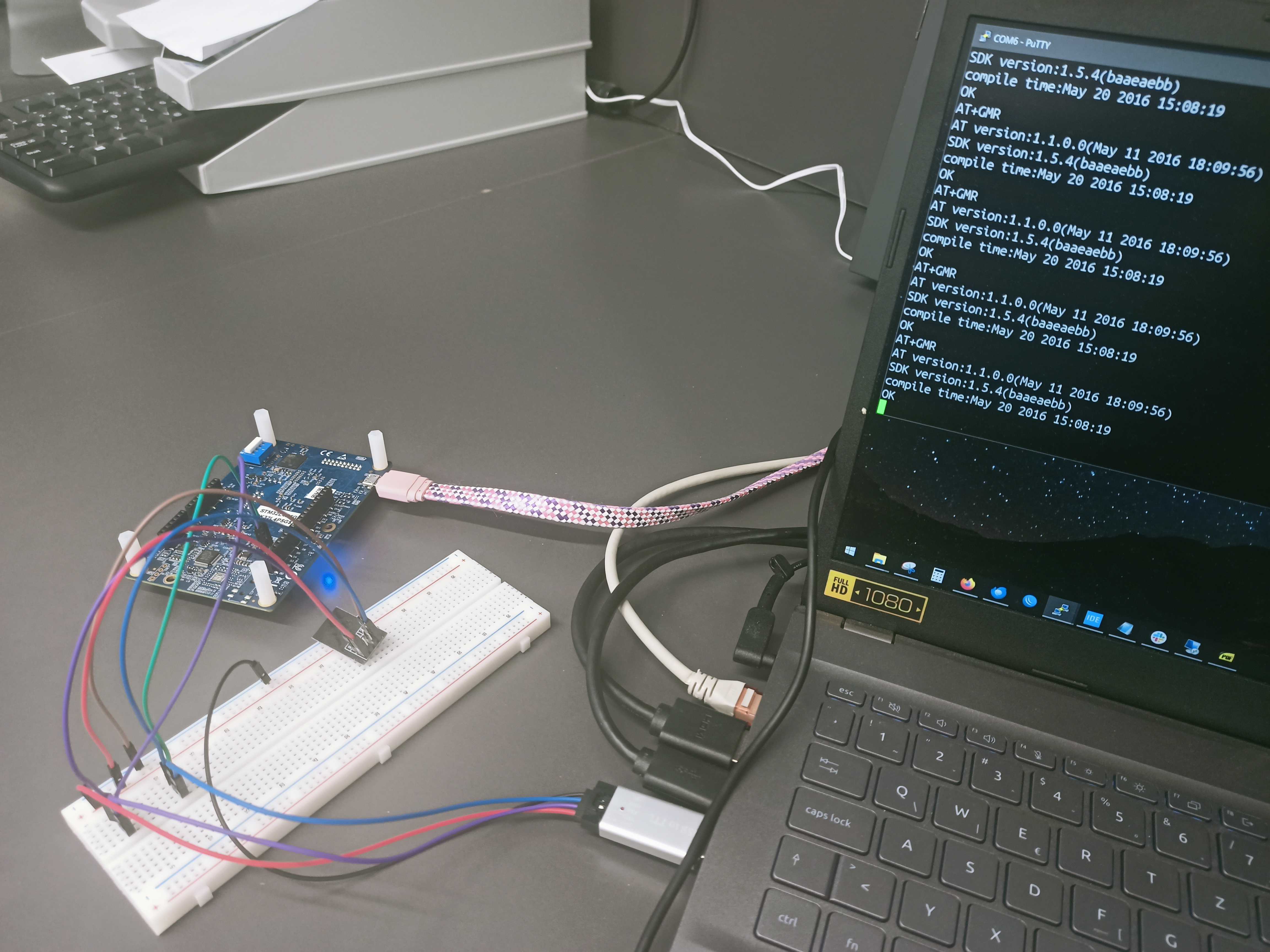 Solved: STM32L4P5G-DK + STMod+ (MB1280) + WRL-17146 - STMicroelectronics Community