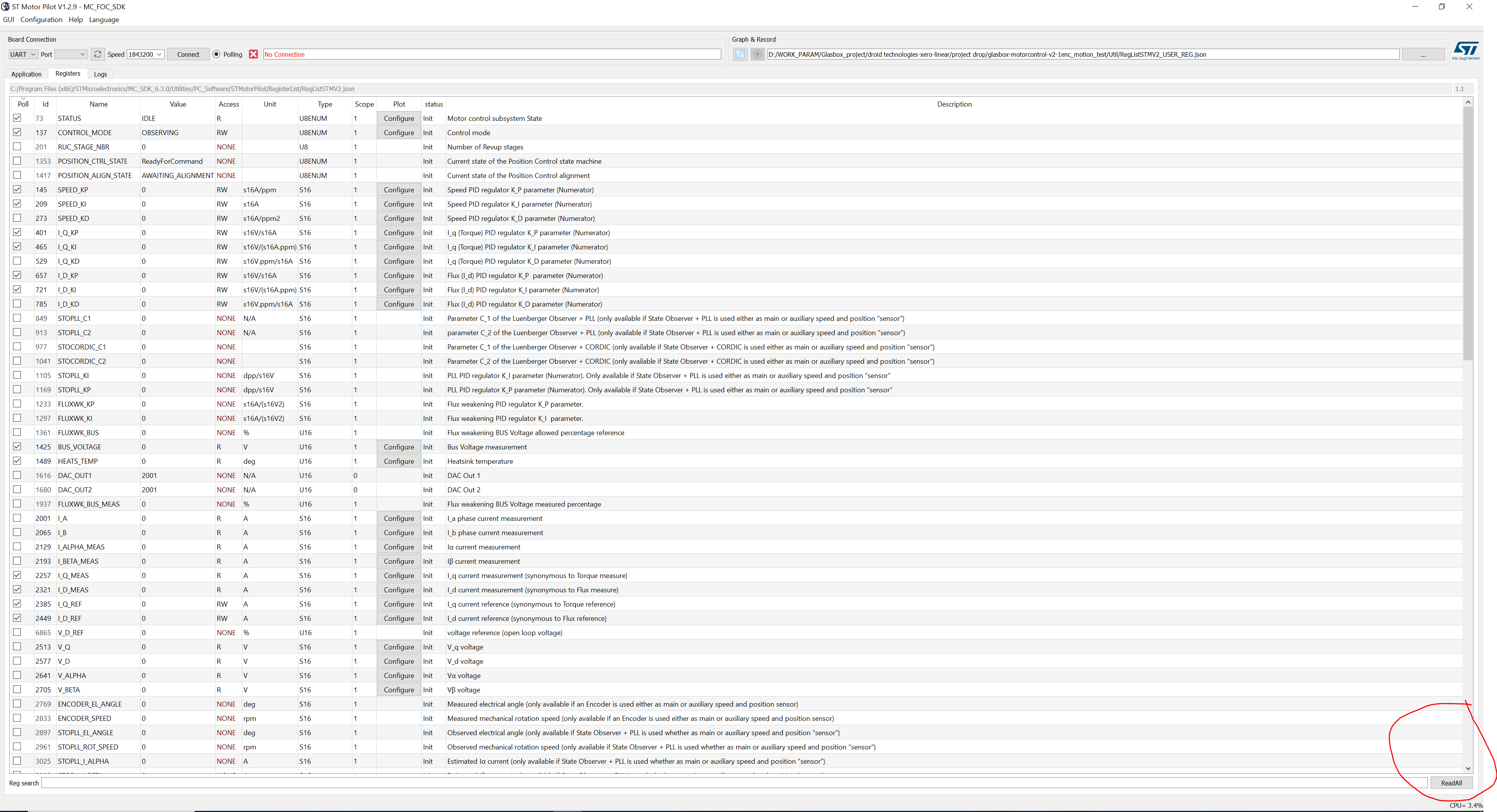 UNABLE TO LOAD CUSTOM REGISTER FILE-MOTOR PILOT-MC... - STMicroelectronics Community