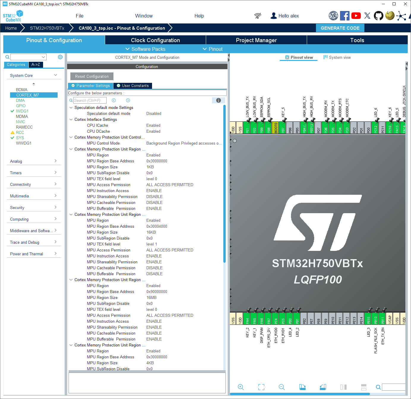 Solved: Problem with STM32H750VBT6 controller with externa... - STMicroelectronics Community