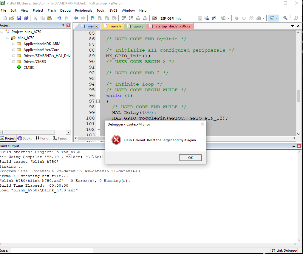 Solved Problem With Stm32h750vbt6 Controller With Externa Stmicroelectronics Community