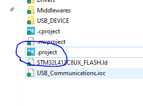 .project missing from projects created on other co... - STMicroelectronics Community
