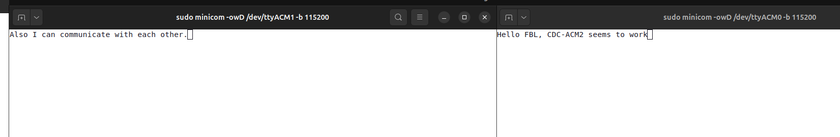 Solved Usbx Cdc Acm Dual Composite Not Working On Stm32h7 Stmicroelectronics Community