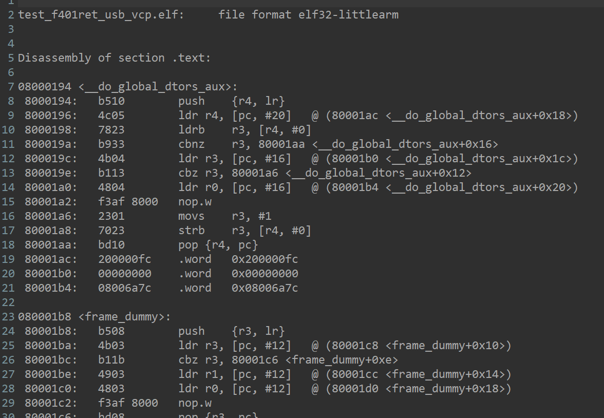 Solved Disassembly View Next To Code Not In Debug Mode Stmicroelectronics Community 1258