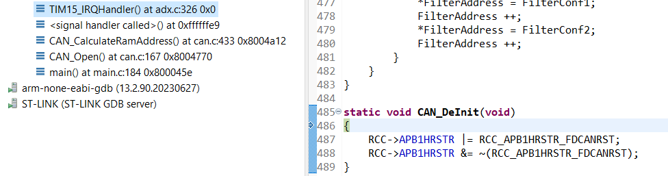 Solved: Debug of code in ITCMRAM on STMH7 nucleo board ...