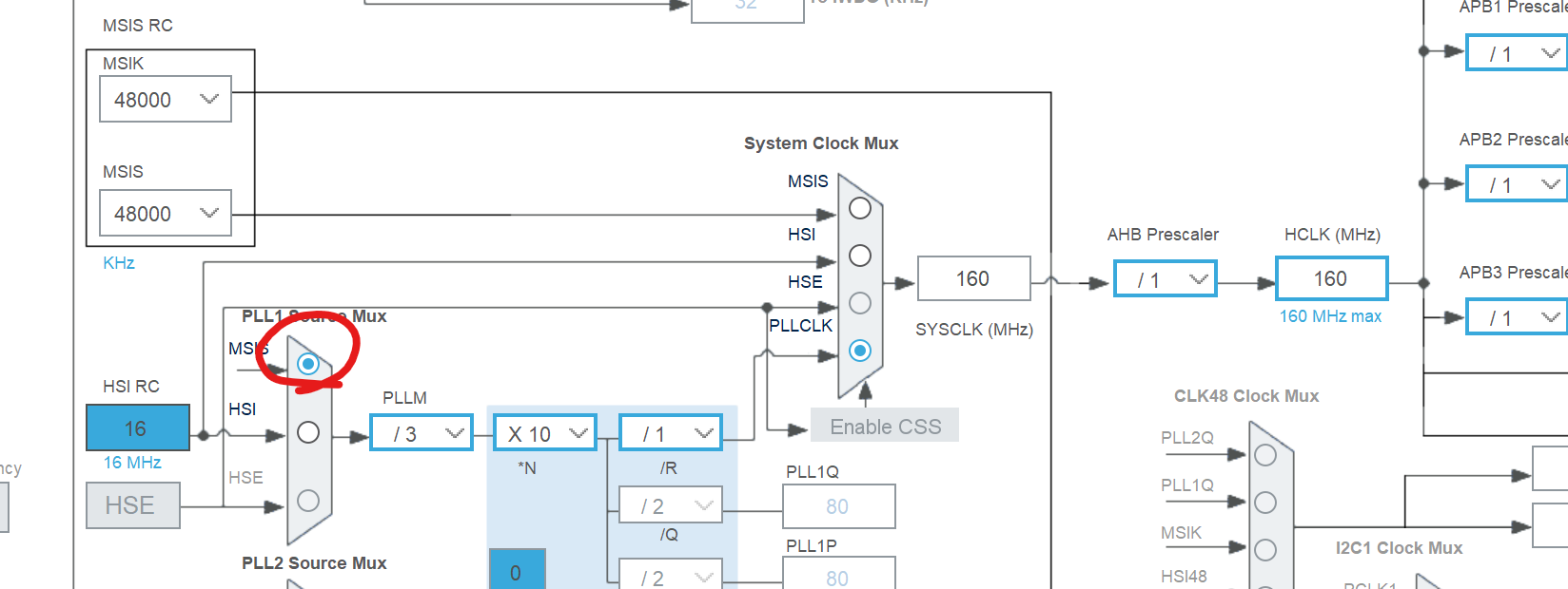 Solved Stm32u575 Clock Configuration Confusion Stmicroelectronics Community