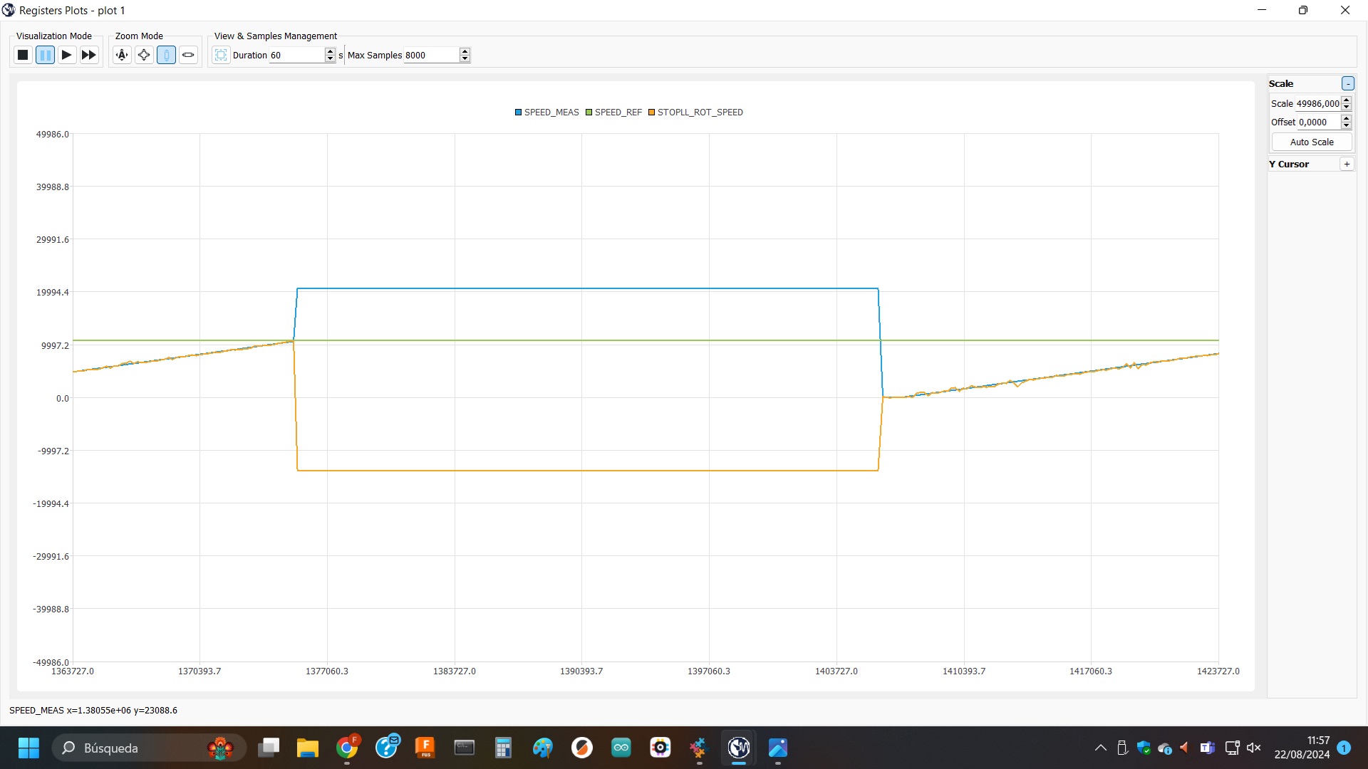 Engine stops after a few seconds. - STMicroelectronics Community