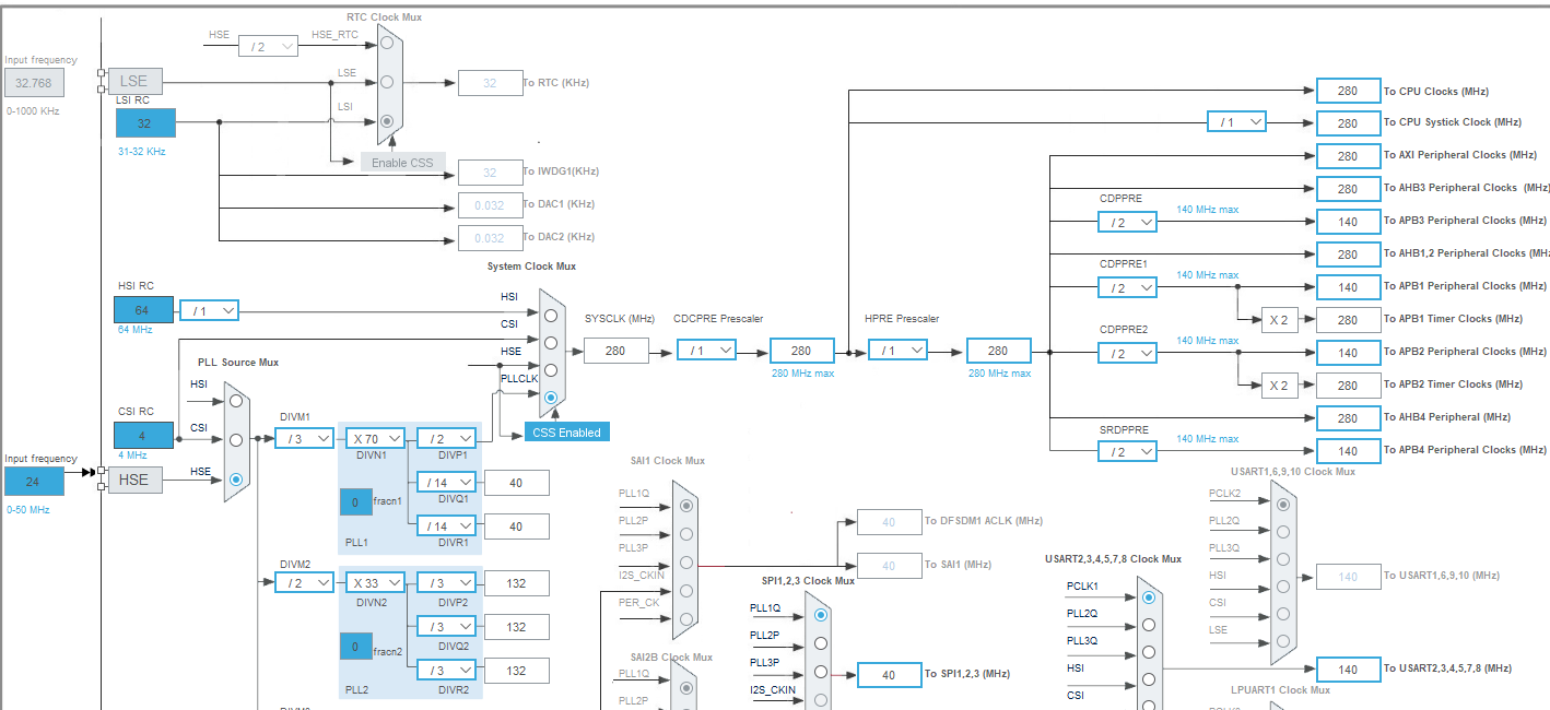 STM32H7B0 OCTA SPI not working for APS6404 QSPI RA ...