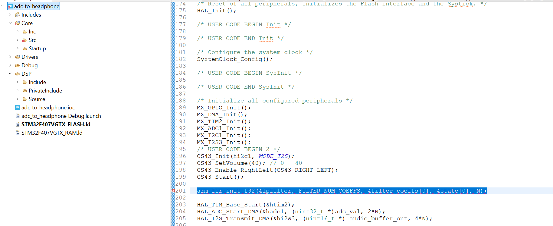 How To Integrate Cmsis Dsp Libraries On A Stm32 Pr Stmicroelectronics Community 