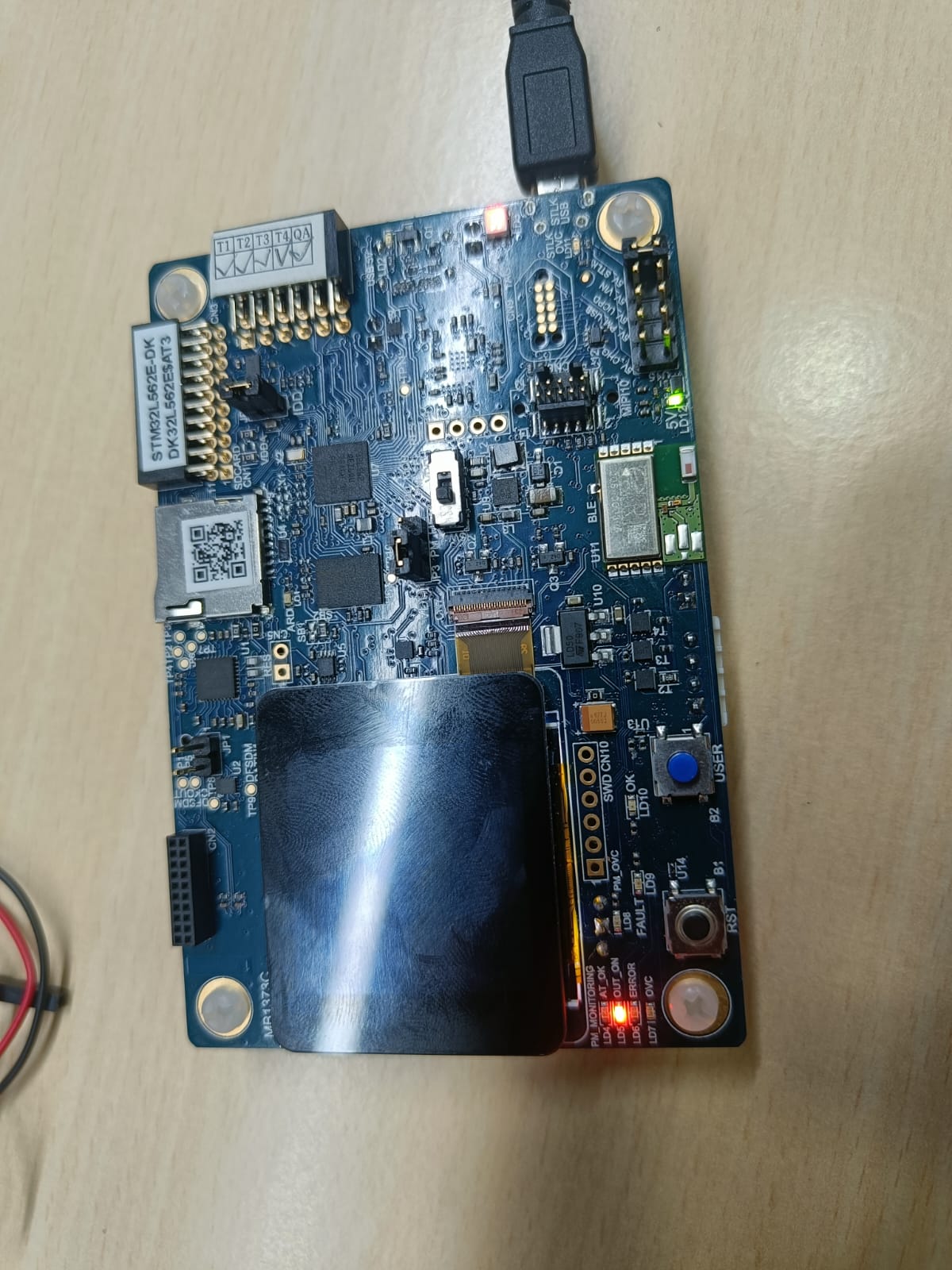 Not Able To Debug The Stm32l562e Dk Stmicroelectronics Community