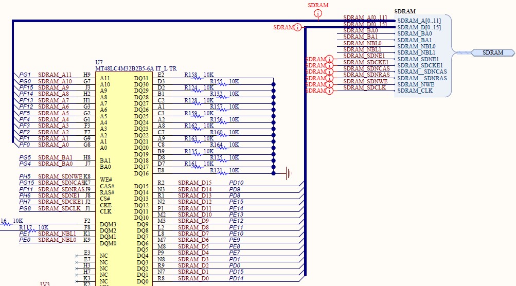 STM32H750 Discovery board SDRAM wrong pin connecti... - STMicroelectronics Community