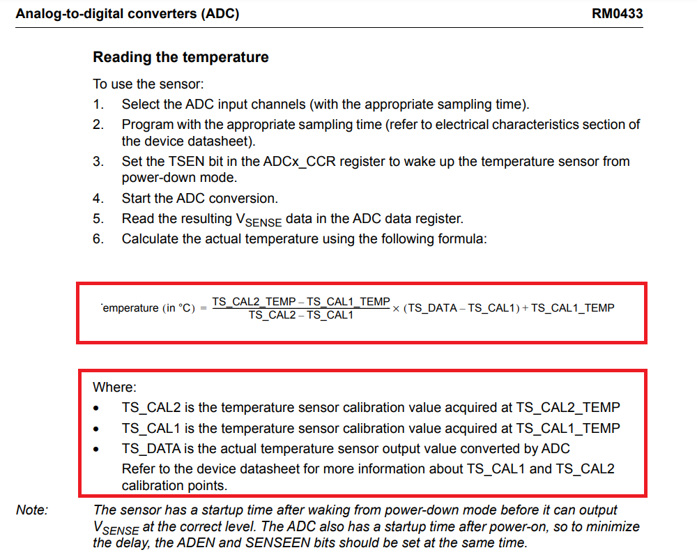 Solved Stm32h743zitx Internal Mcu Tempreture Stmicroelectronics Community