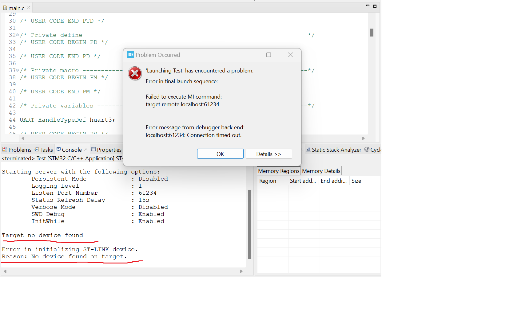 Solved: Connecting issue Nucleo-H7A3ZI - Q - Page 3 - STMicroelectronics Community