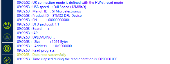 Can not connect to Board in with DFU Mode, only af... - STMicroelectronics Community