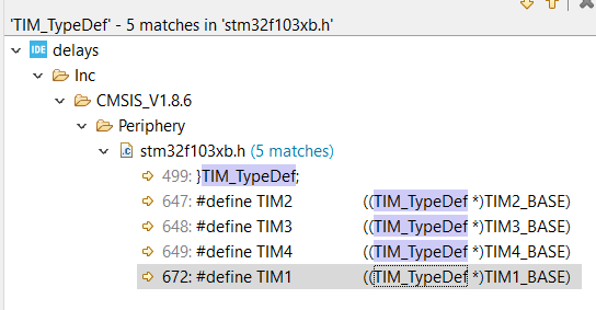 Solved: STM32F103RB TIM6, TIM7 not defined in CMSIS - STMicroelectronics Community