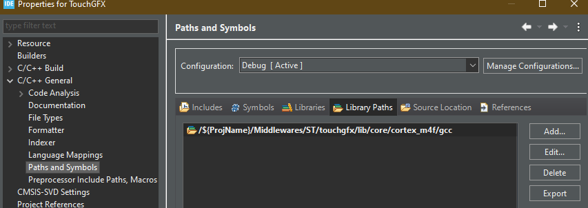 Touchgfx Error Stmicroelectronics Community