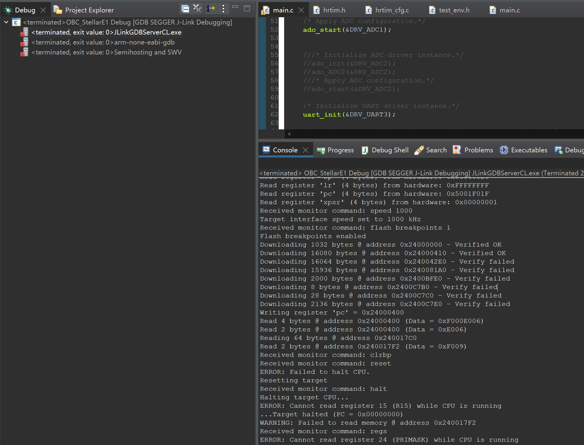 StellarStudio using Jlink Debug issue - STMicroelectronics Community