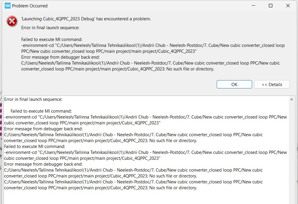 Solved Ide Not Generating Elf File While Importing Proje Stmicroelectronics Community