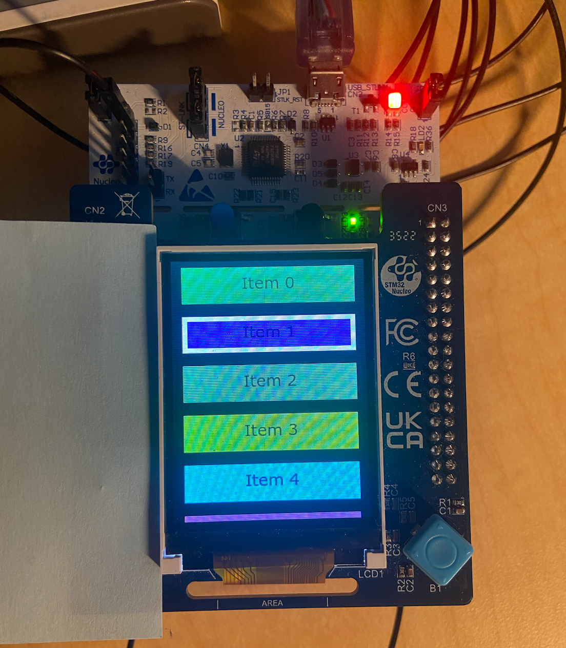 Solved: scroll list lagging problem when switch between it... - STMicroelectronics Community