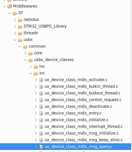 Solved: USB Device RNDIS Linux drivers - STMicroelectronics Community