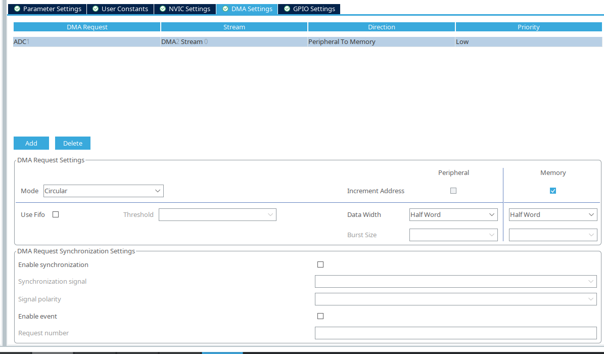 STM32H743 Output of ADC on multiple channels with ... - STMicroelectronics Community