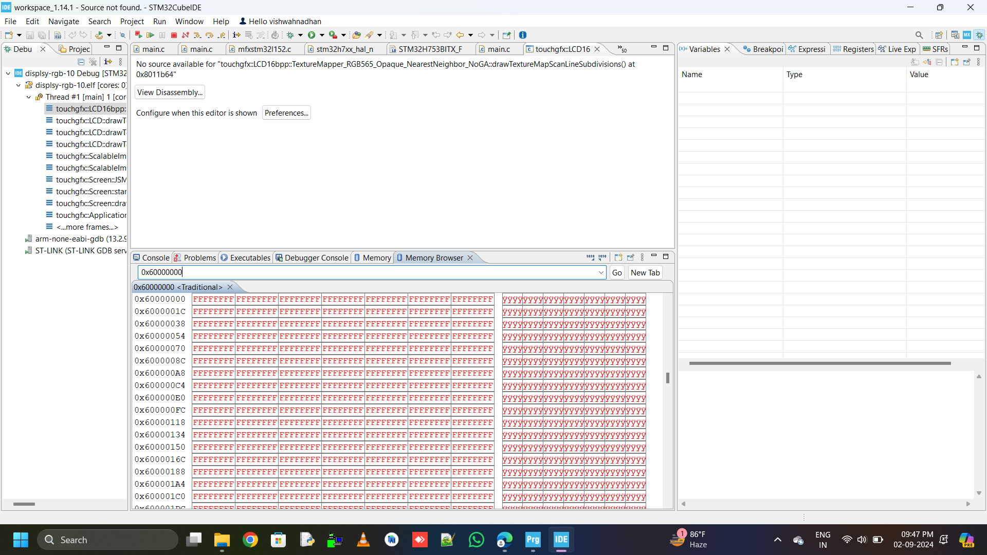 Solved: how to load touchgfx images on fmc_nor flash wher... - Page 2 ...