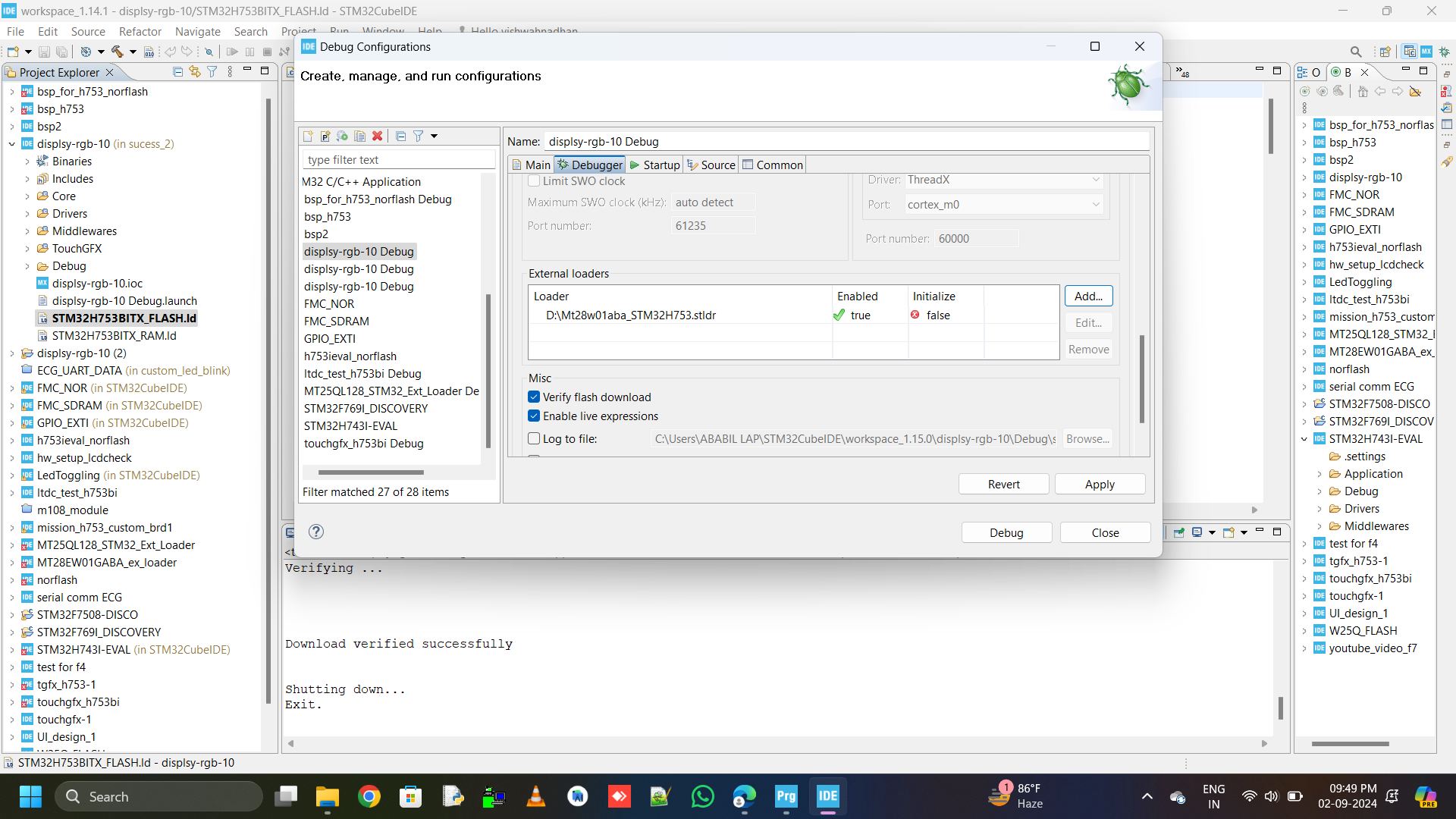 Solved: how to load touchgfx images on fmc_nor flash wher ...