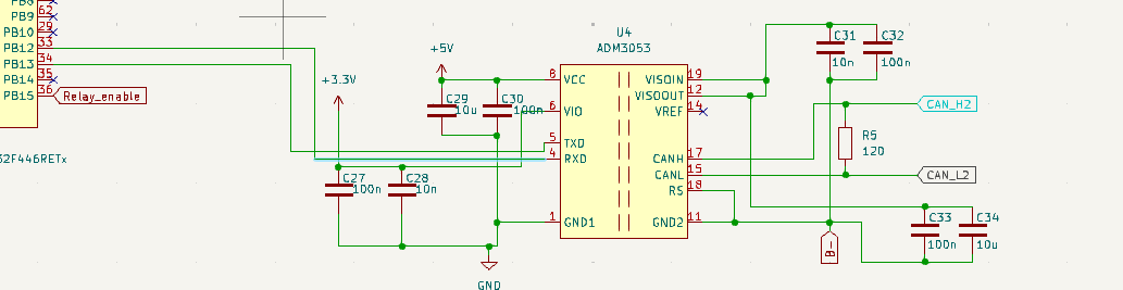 Solved: STM32F446RET6R TWO CAN PERIPHERALS - STMicroelectronics Community