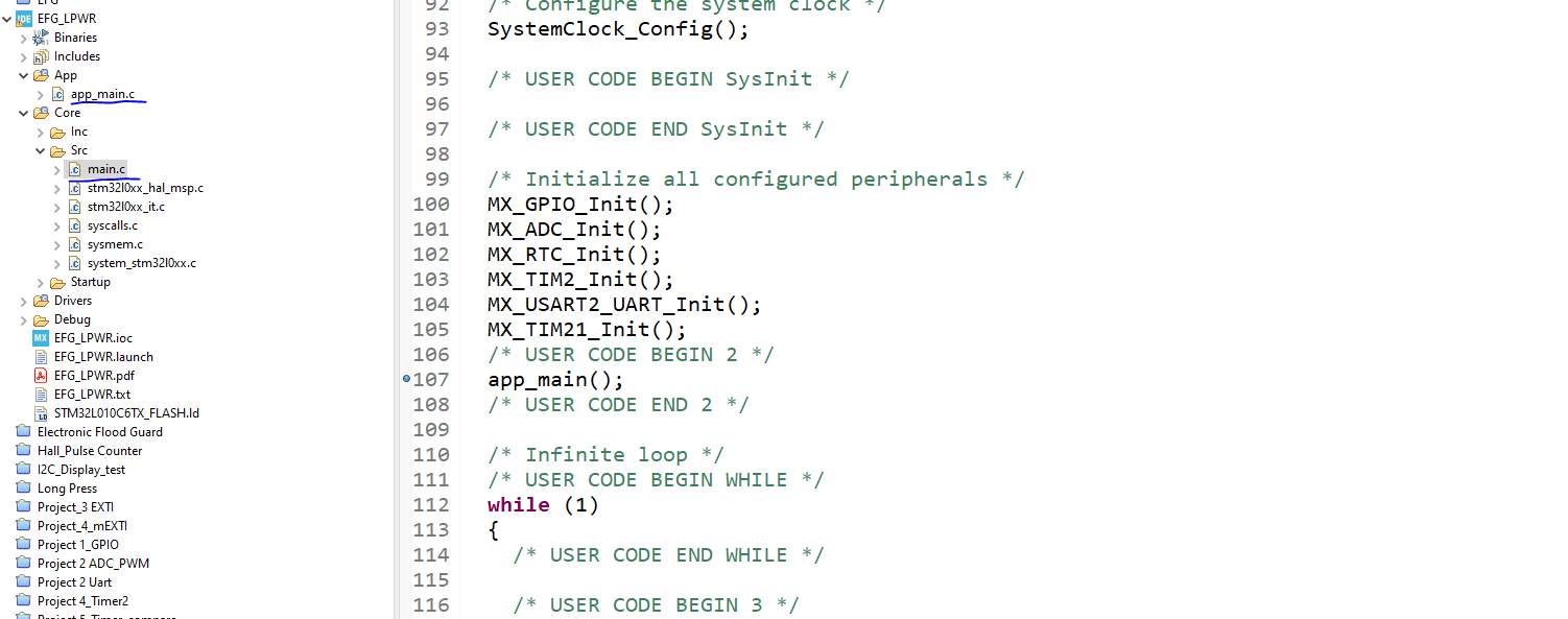 Solved Stm32wl End Node Example Project Stmicroelectronics Community