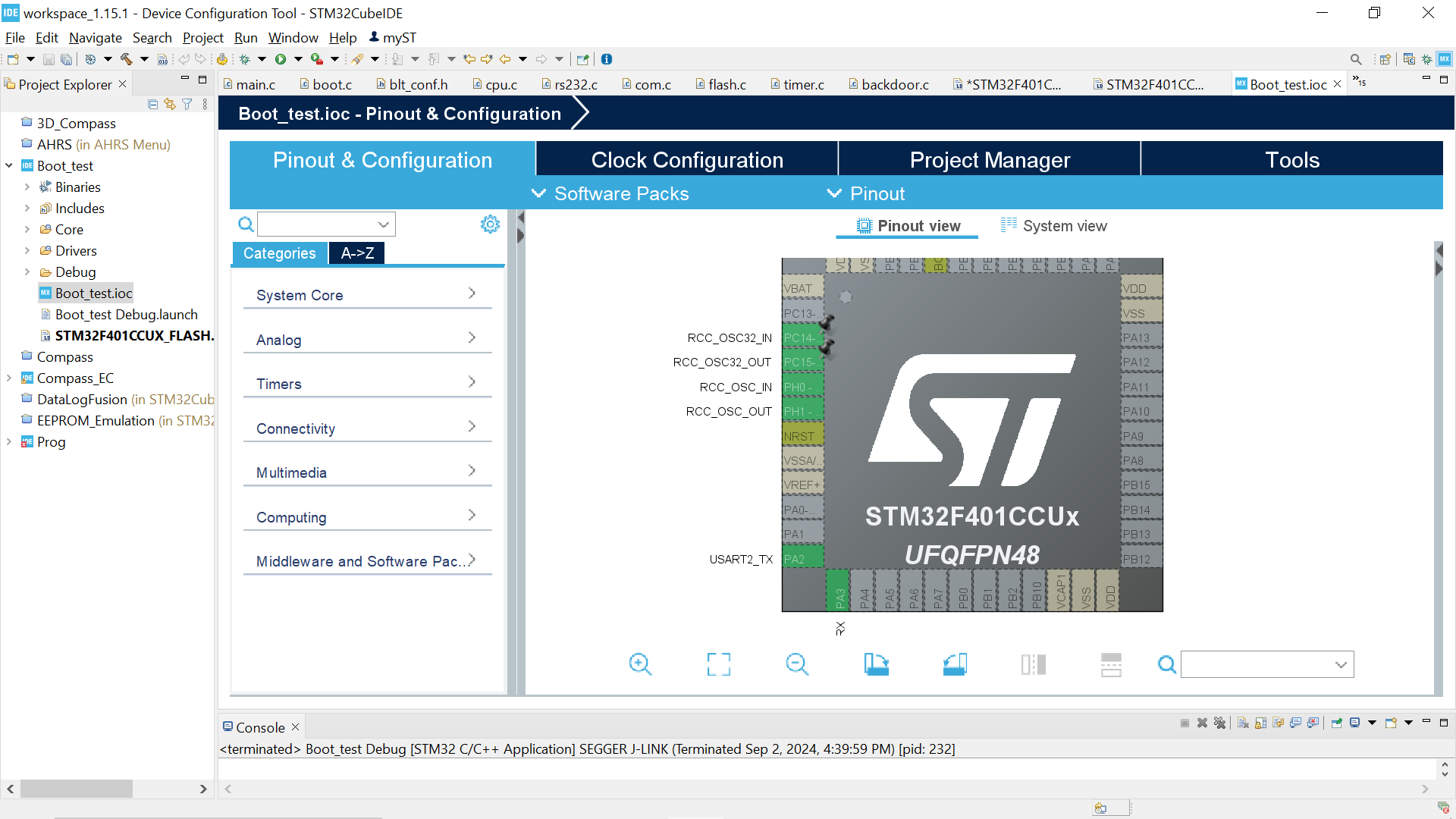 Issue With System Memory Bootloader Stmicroelectronics Community