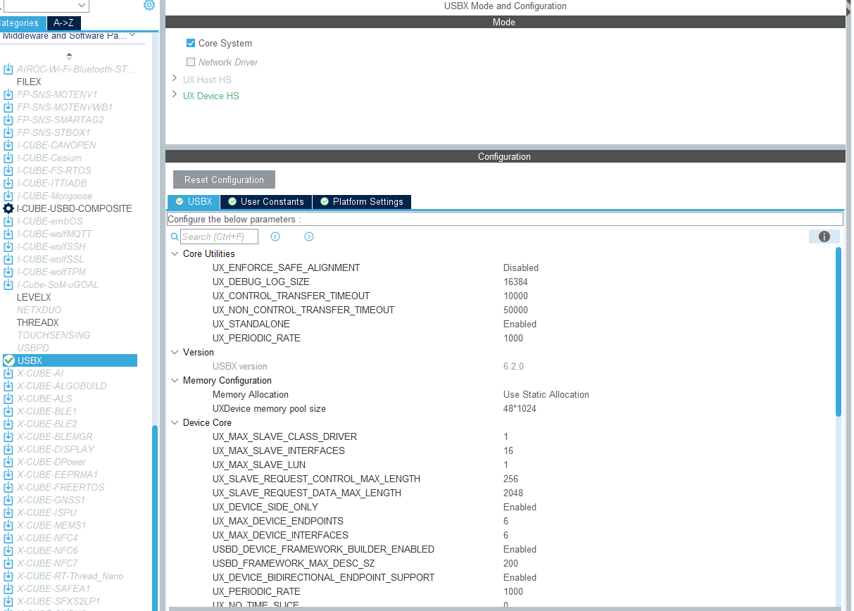 Solved Stm32 H573 Dk Usbx Cdc Acm Class Stand Alone Stmicroelectronics Community