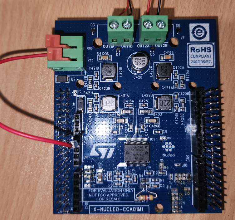 FP-AUD-AEC1 on NUCLEO-F446RE, X-NUCLEO-CCA01M1 and... - STMicroelectronics Community