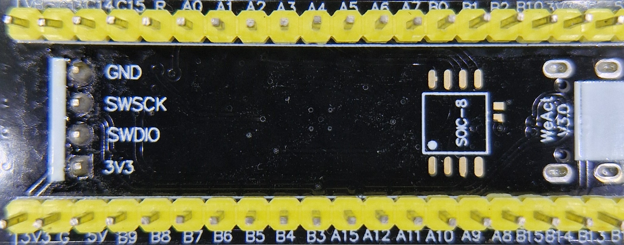 Solved: Unable to connect BlackPill via ST-link - STMicroelectronics Community