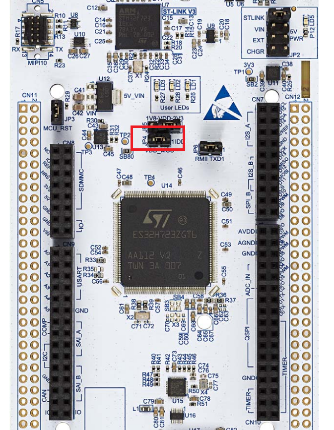 Target not found error in STM32H743ZI2 - STMicroelectronics Community