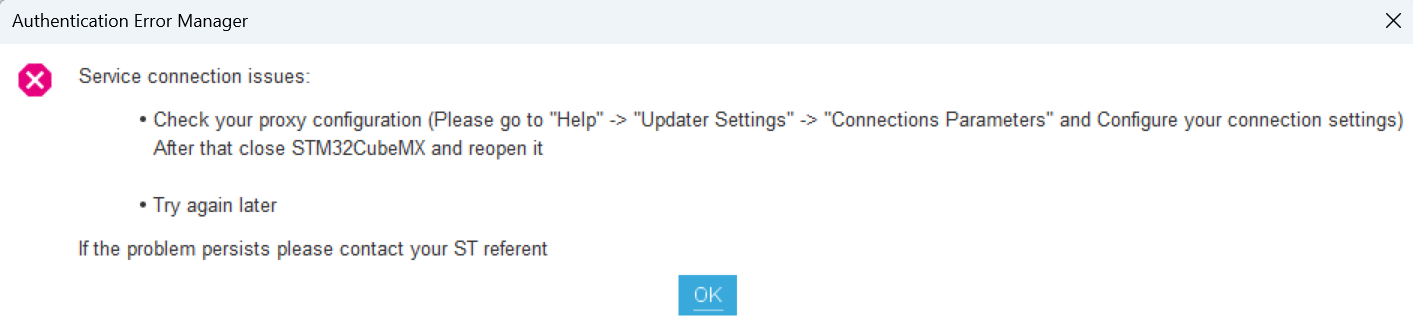 Login problem - STMicroelectronics Community