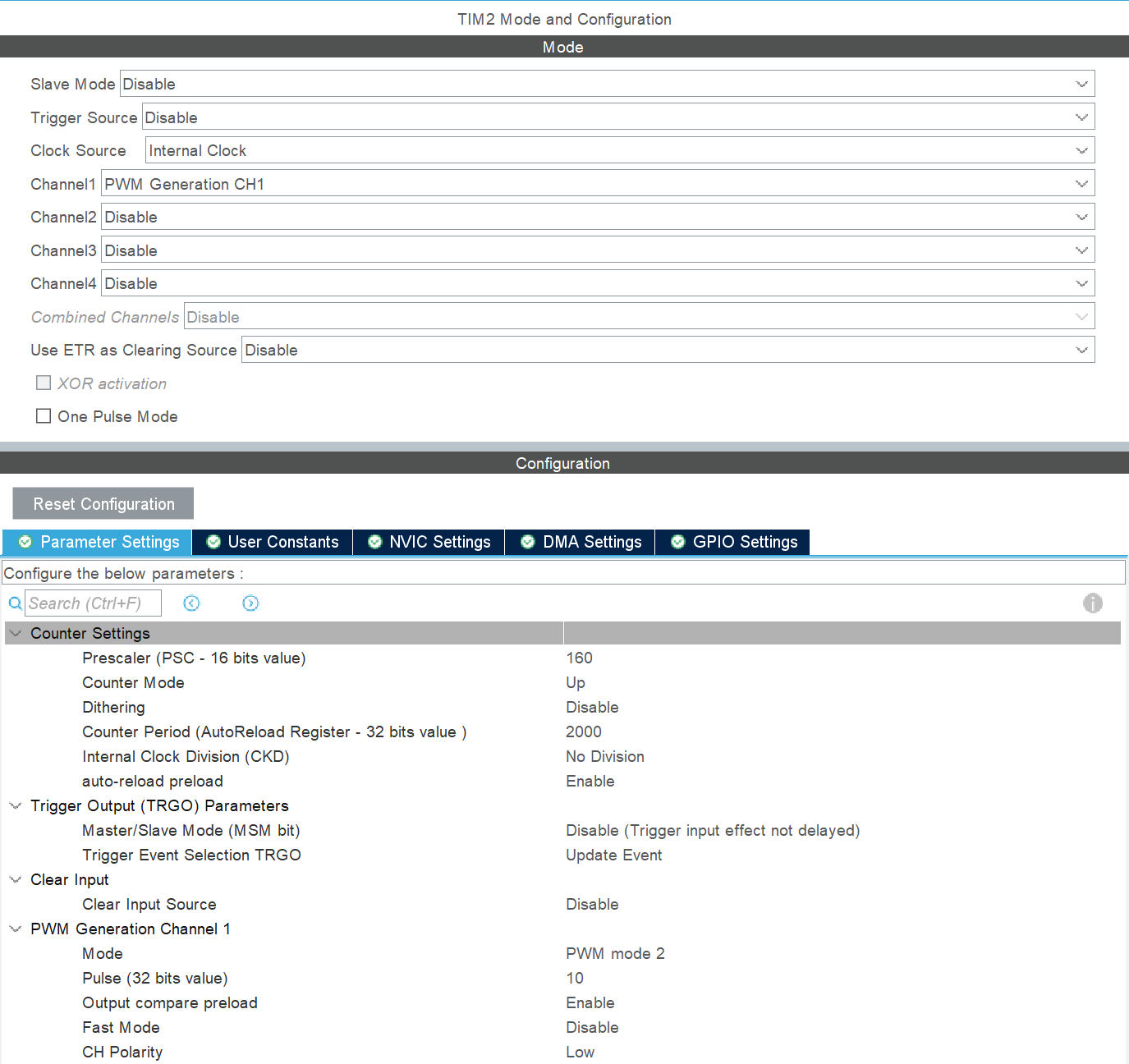 STM32U575 timer DMA to update ARR - STMicroelectronics Community