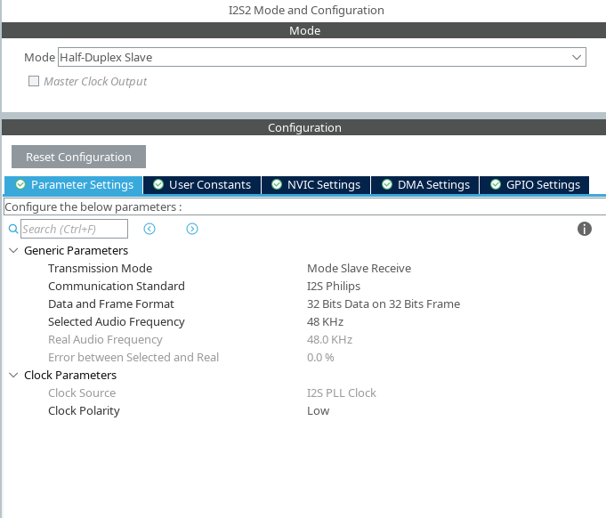 I2s Not Working On 32 Bit Data With Dma Stmicroelectronics Community