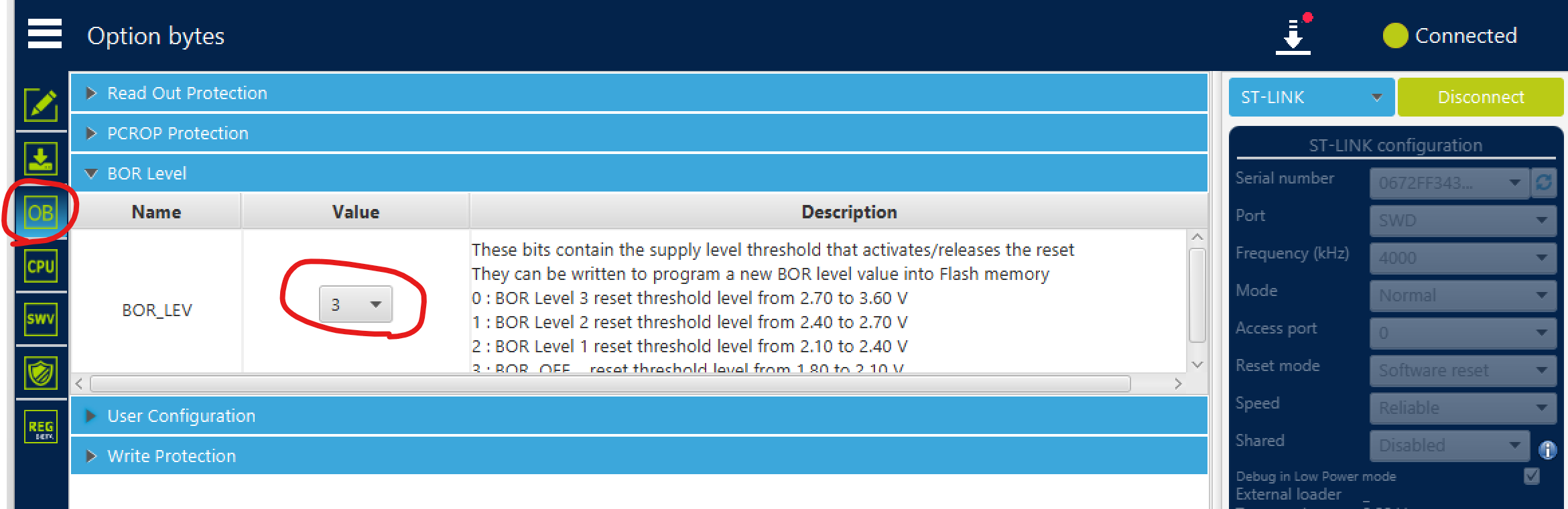 Solved: STM32L431 brown out. - STMicroelectronics Community