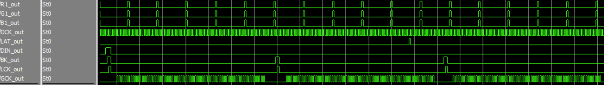 How to realize send a data buffer through one gpio ...