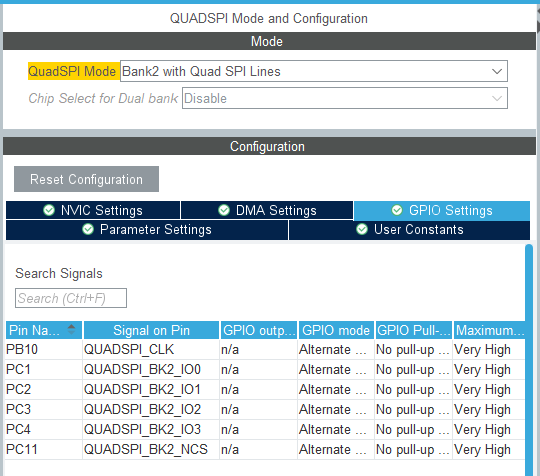 Solved: Custom Loaders for the STM32L496 with MT25QL128 Qu... - STMicroelectronics Community