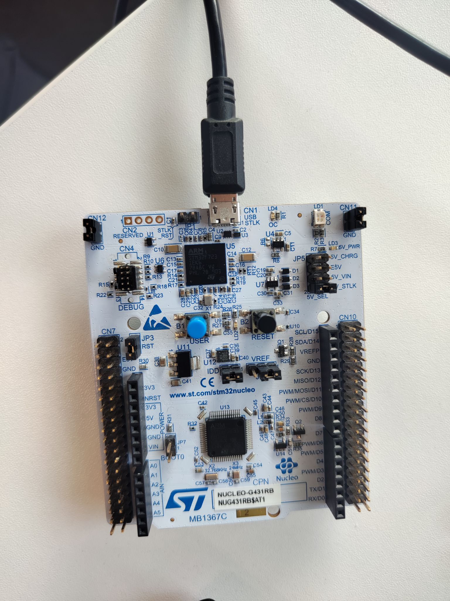 Nucleo-G431 onboard stlink can't work - STMicroelectronics Community