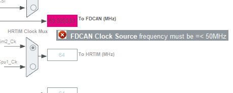 Solved: clock configuration issues when I use CAN - STMicroelectronics Community